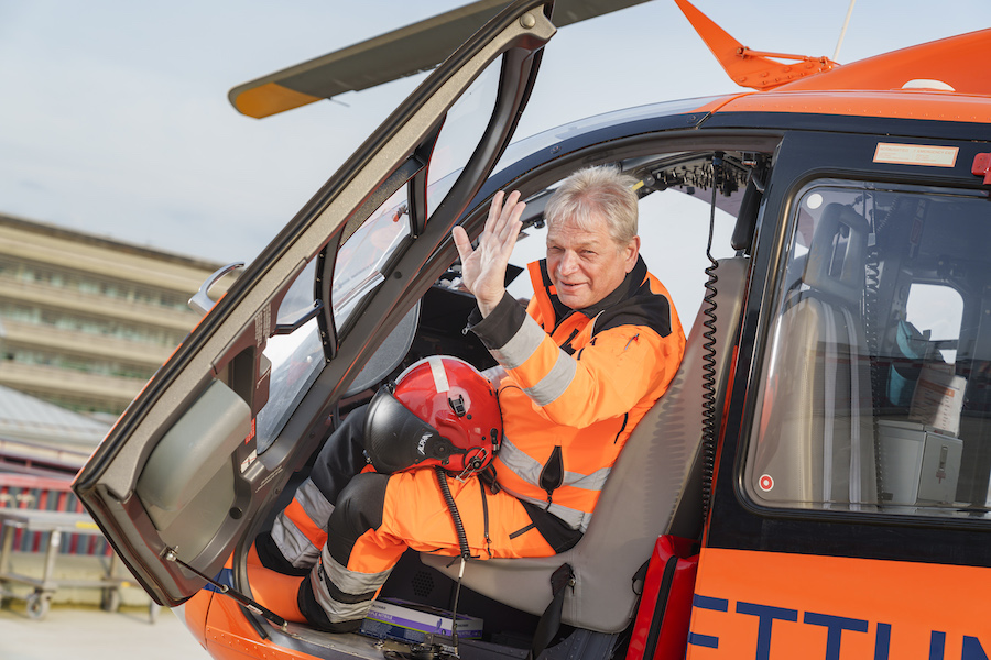Nach 37 Jahren im Christoph 4 zum letzten Mal gelandet | Johanniter