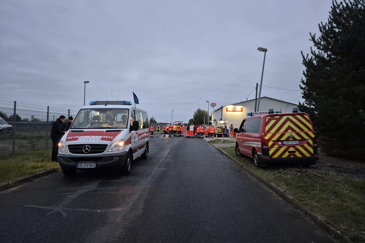 Medizinische Task Force 18 trainiert Marschfahrt